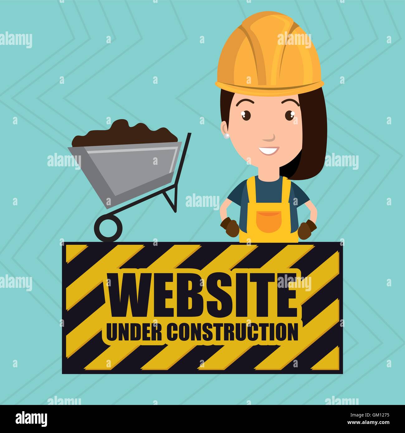 woman website under construction avatar Stock Vector Image & Art - Alamy