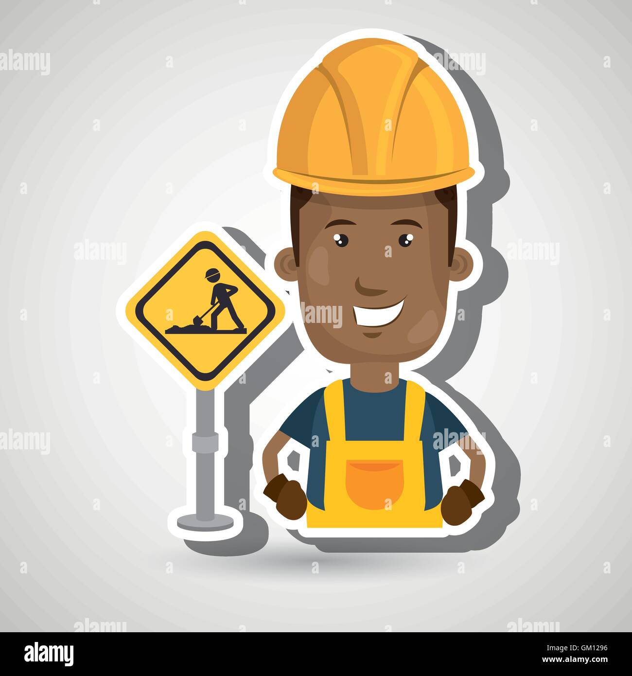 Construction working ethnic Stock Vector Images - Alamy