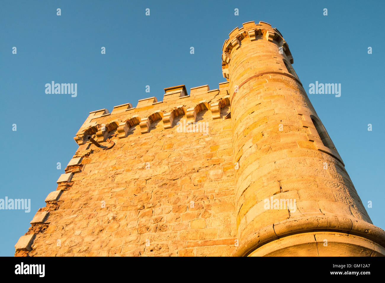 Sunset at Tour Magdala,Magdala Tower, Chateau of history and mystery at ...