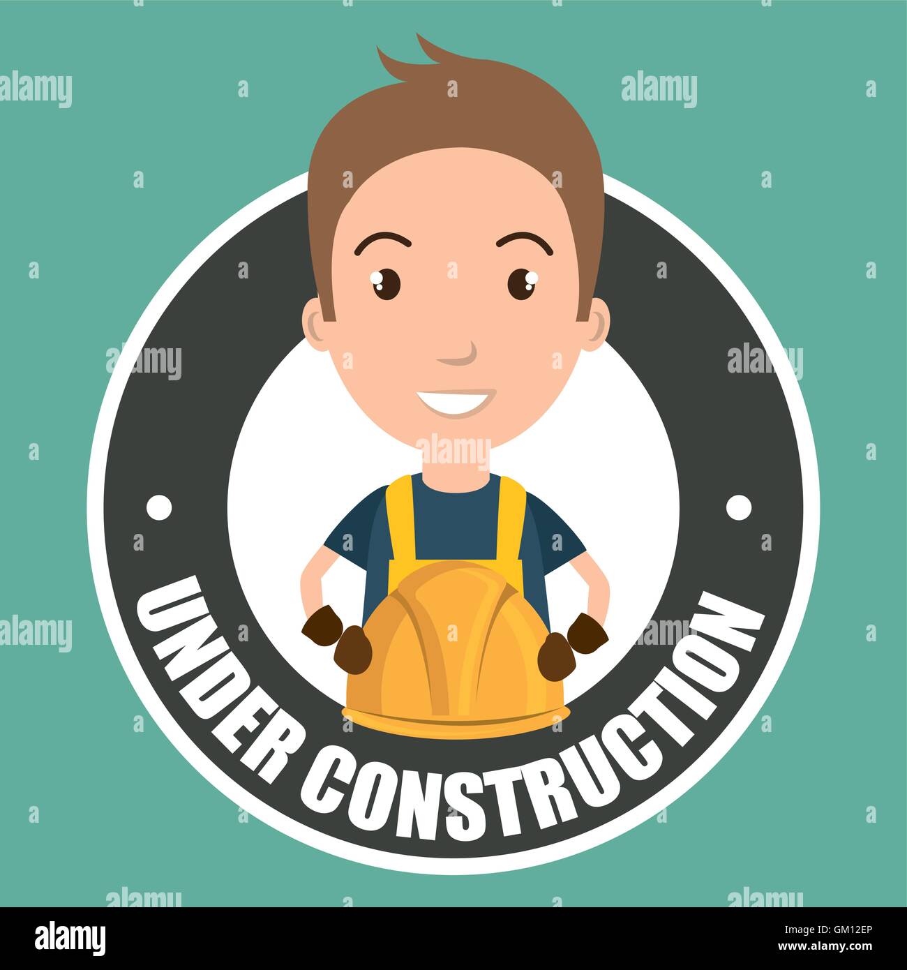 under construction worker website Stock Vector Image & Art - Alamy