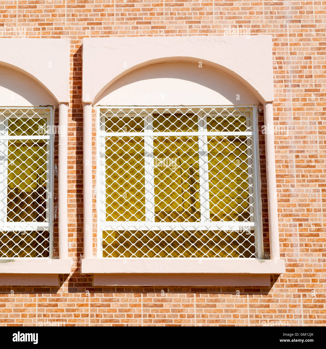 in oman the old ornate window for the mosque Stock Photo - Alamy