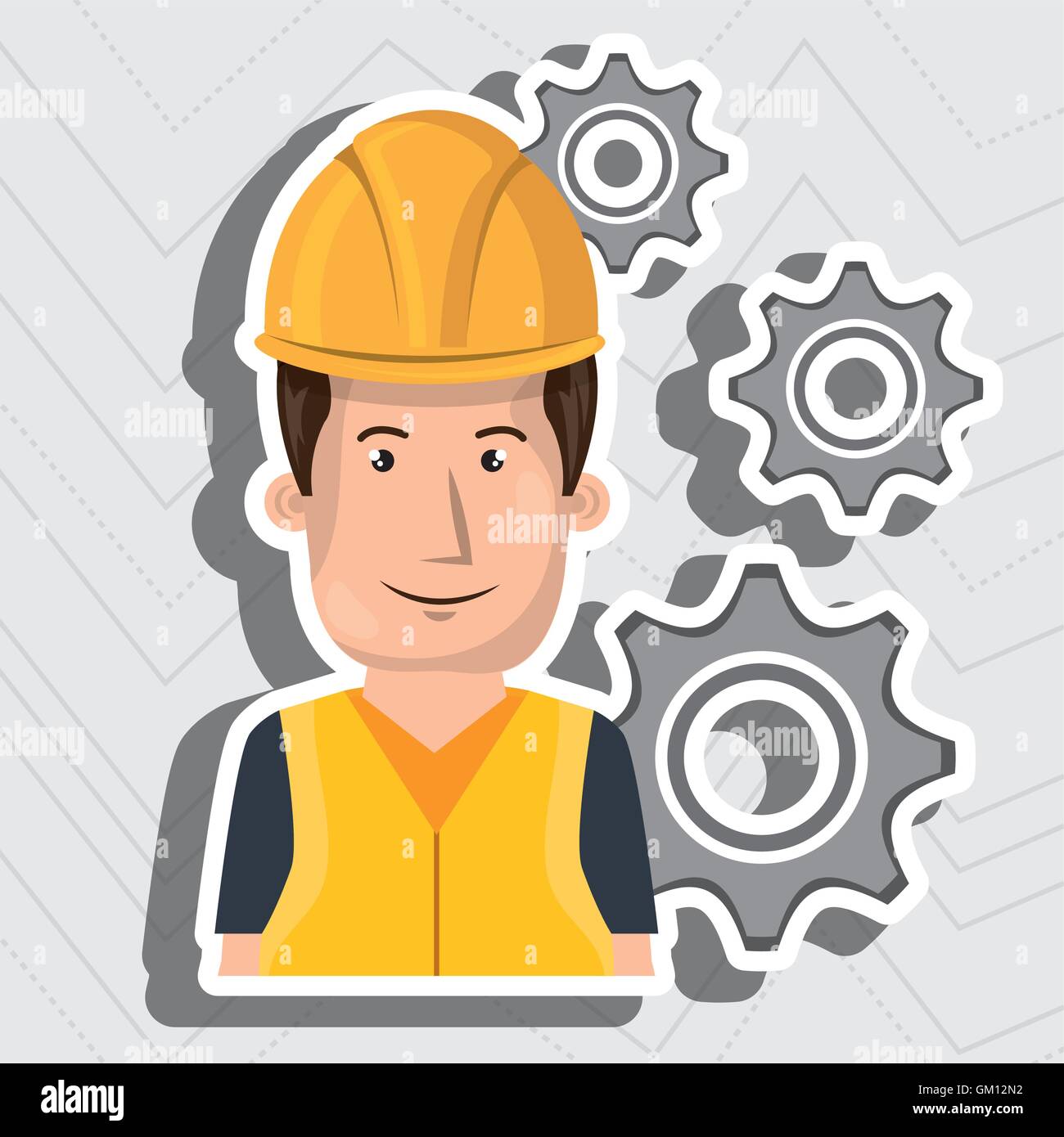 Steel worker union Stock Vector Images - Alamy