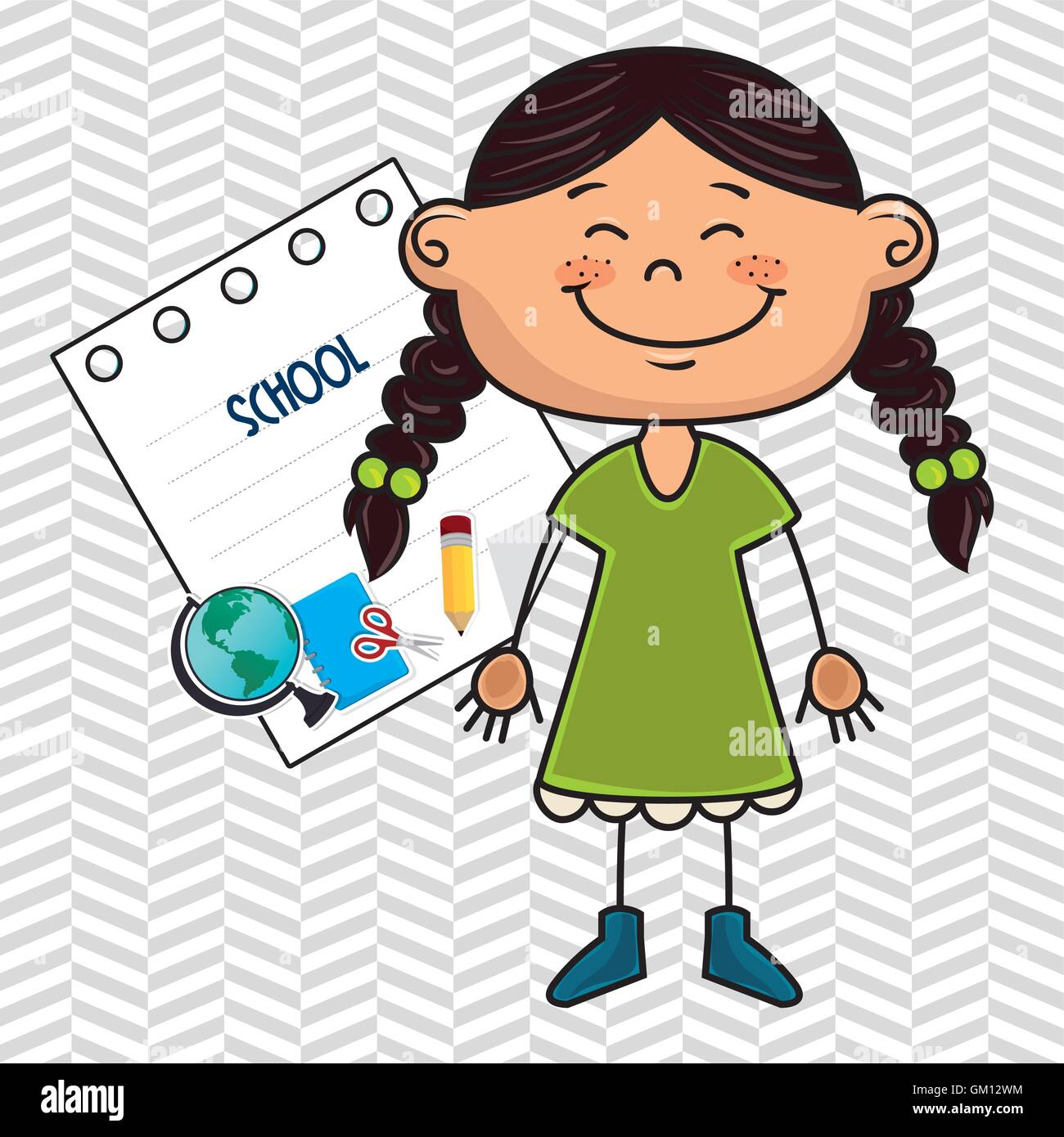 School college students pupils Stock Vector Images - Alamy