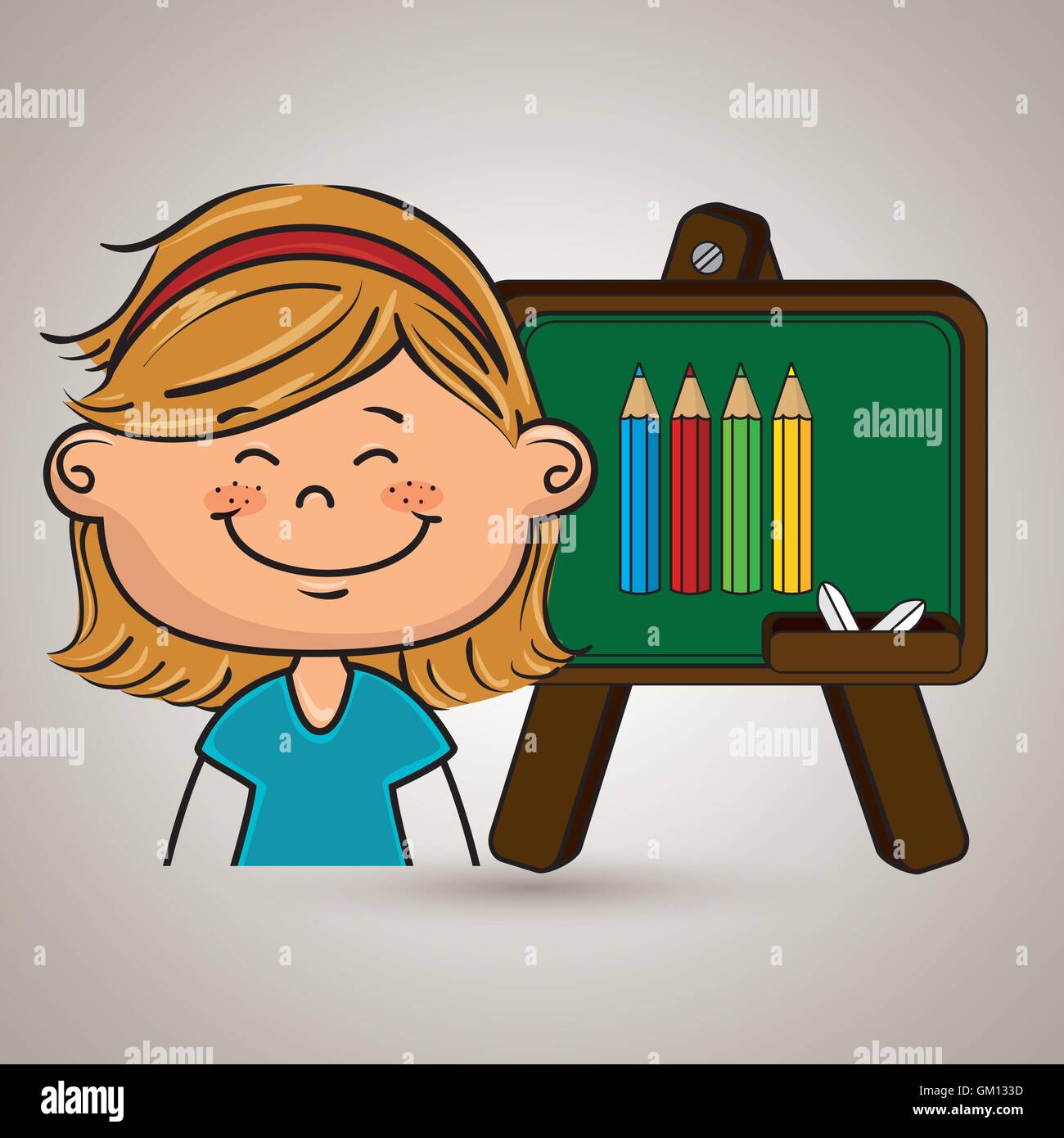 student cartoon color Stock Vector Image & Art - Alamy