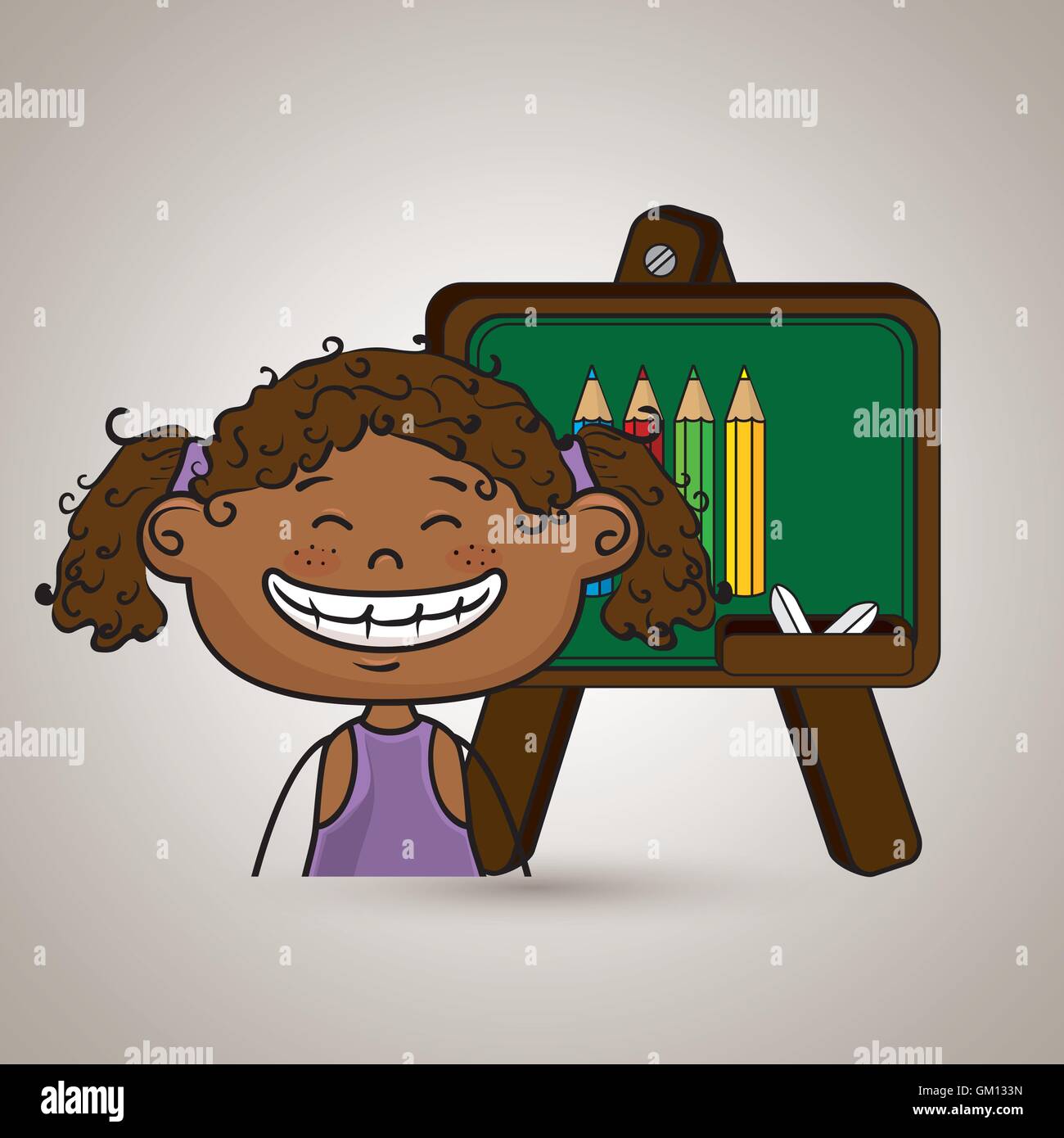 student cartoon color Stock Vector Image & Art - Alamy