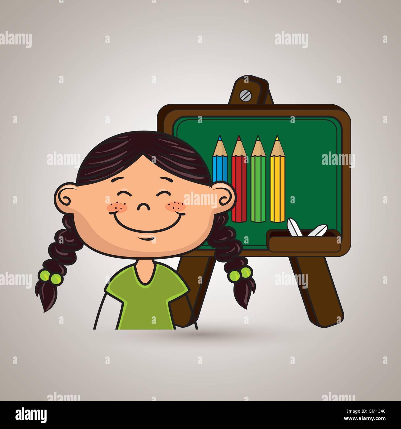 student cartoon color Stock Vector Image & Art - Alamy