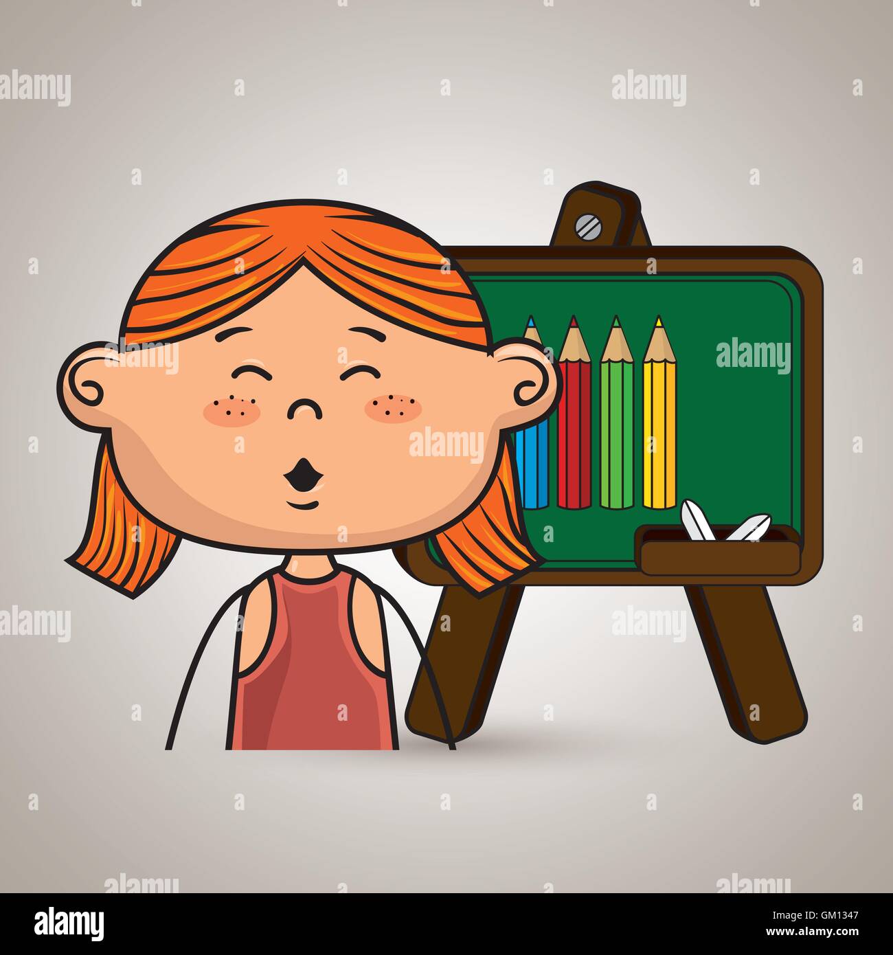 student cartoon color Stock Vector Image & Art - Alamy
