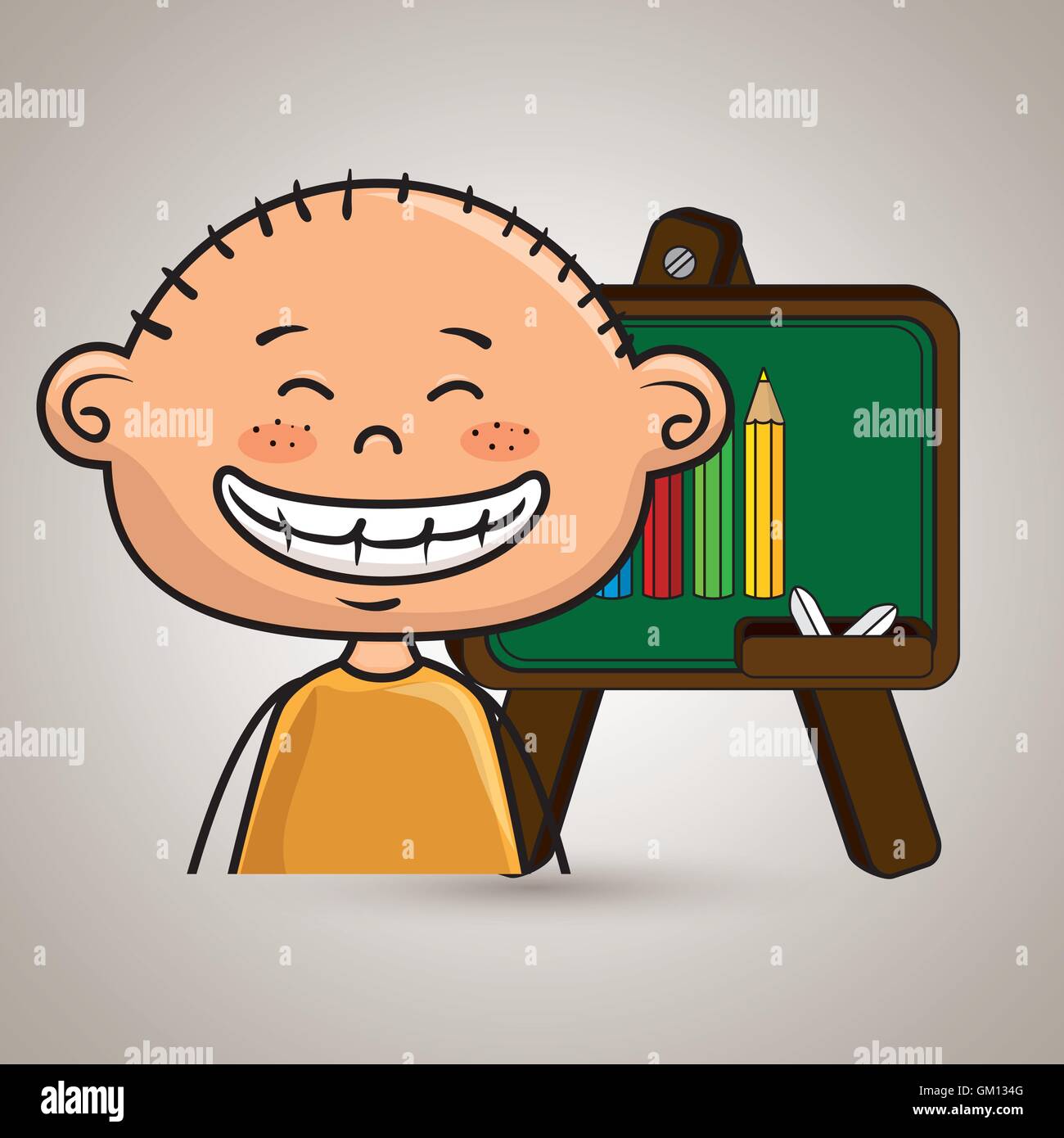 student cartoon color Stock Vector Image & Art - Alamy