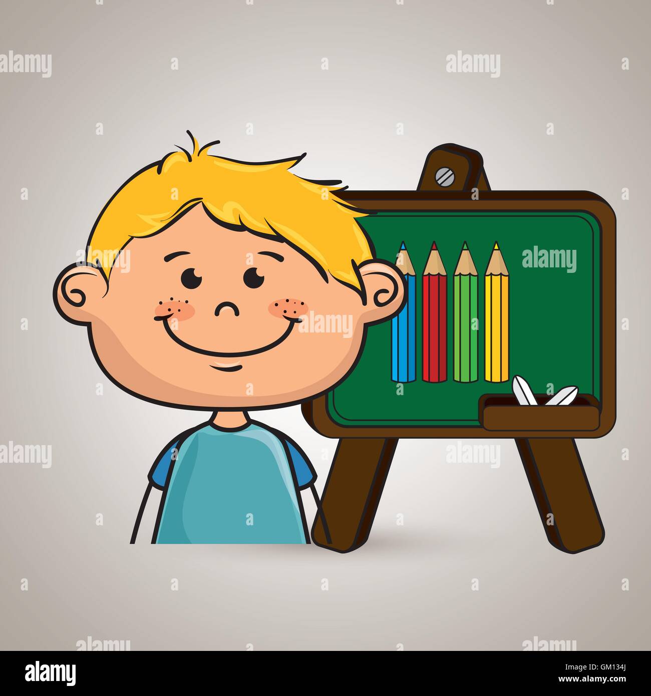 student cartoon color Stock Vector Image & Art - Alamy