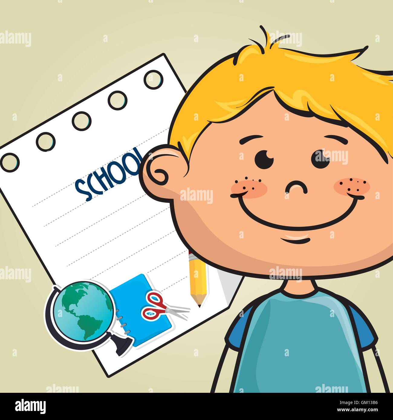 boy cartoon school student icon Stock Vector Image & Art - Alamy