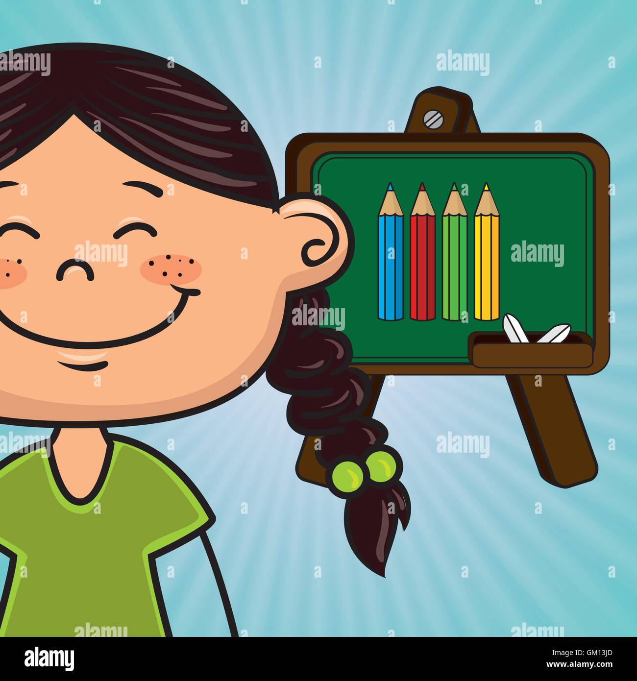 student cartoon color Stock Vector Image & Art - Alamy