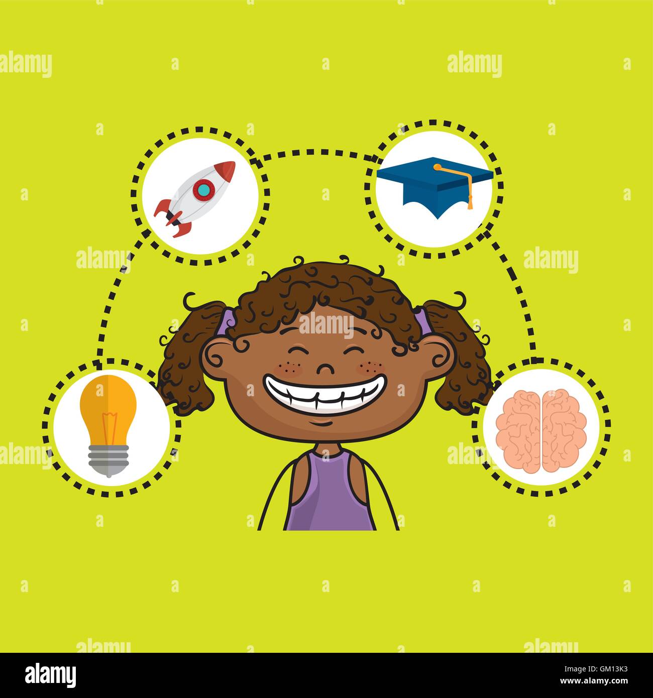 girl student idea avatar icon Stock Vector Image & Art - Alamy