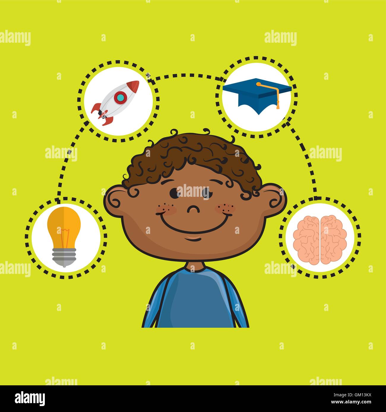 boy student idea avatar icon Stock Vector Image & Art - Alamy