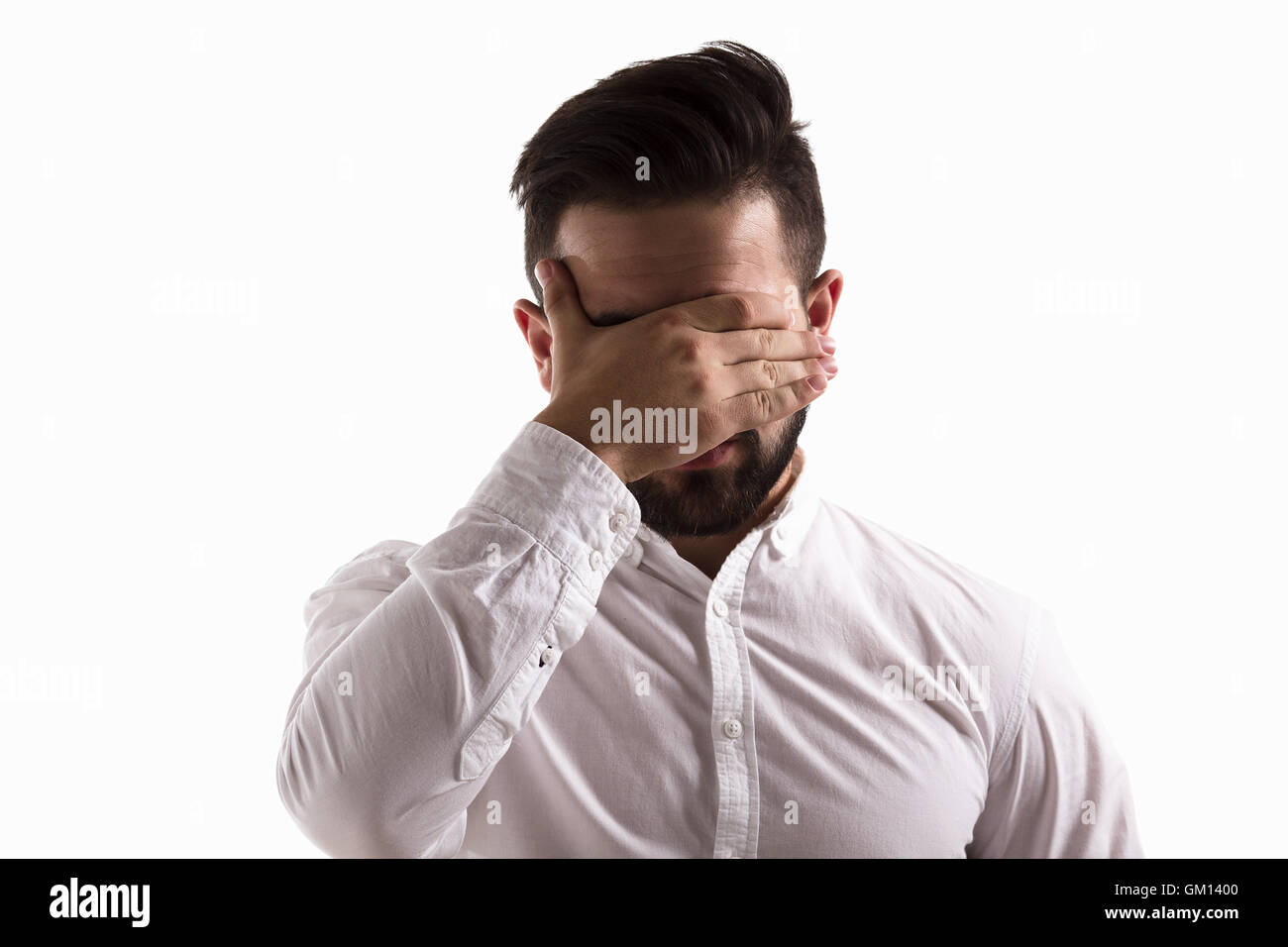 Embarrassed adult hi-res stock photography and images - Alamy