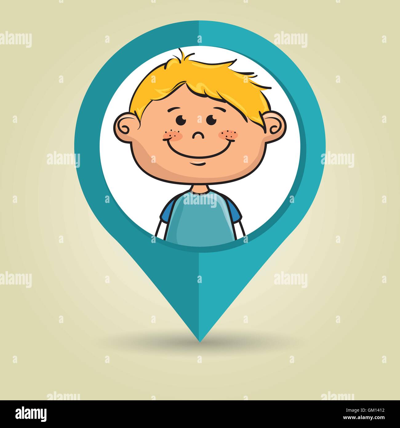 boy child kids icon Stock Vector Image & Art - Alamy