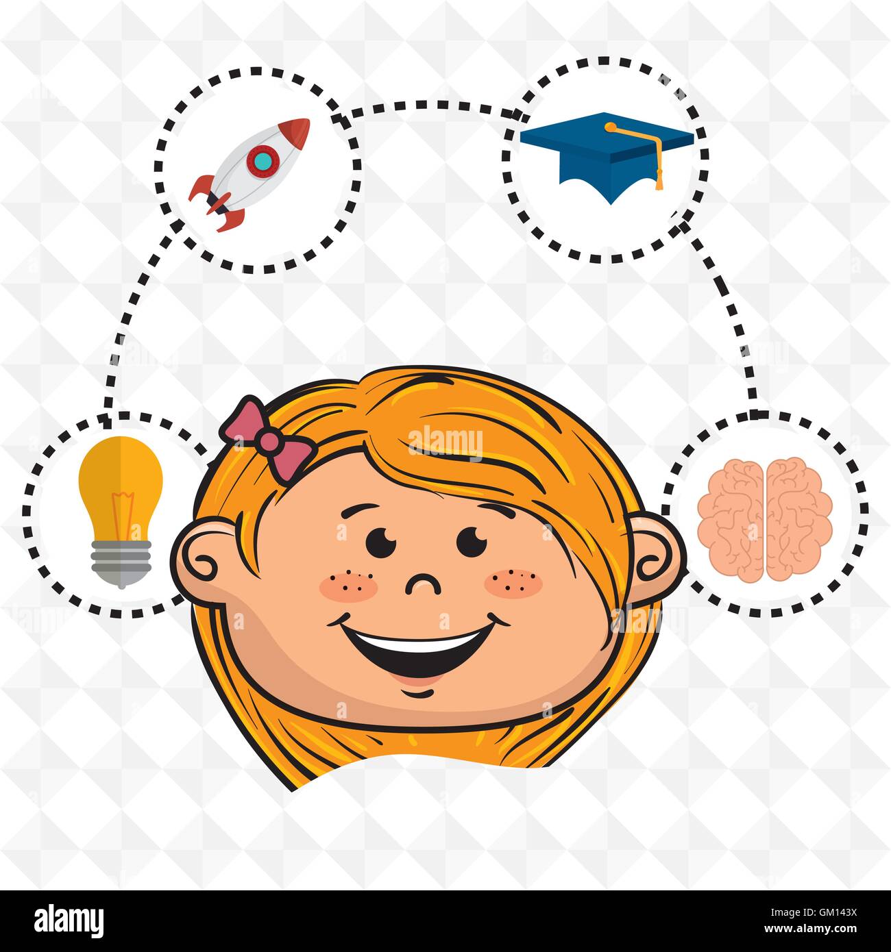 girl student idea avatar icon Stock Vector Image & Art - Alamy
