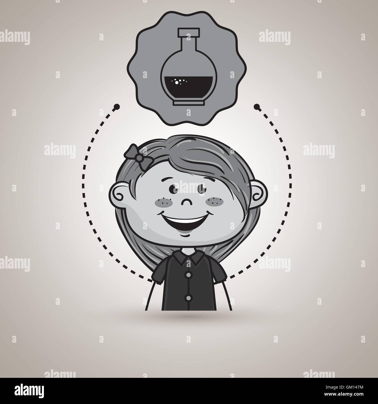 student girl study icon Stock Vector Image & Art - Alamy