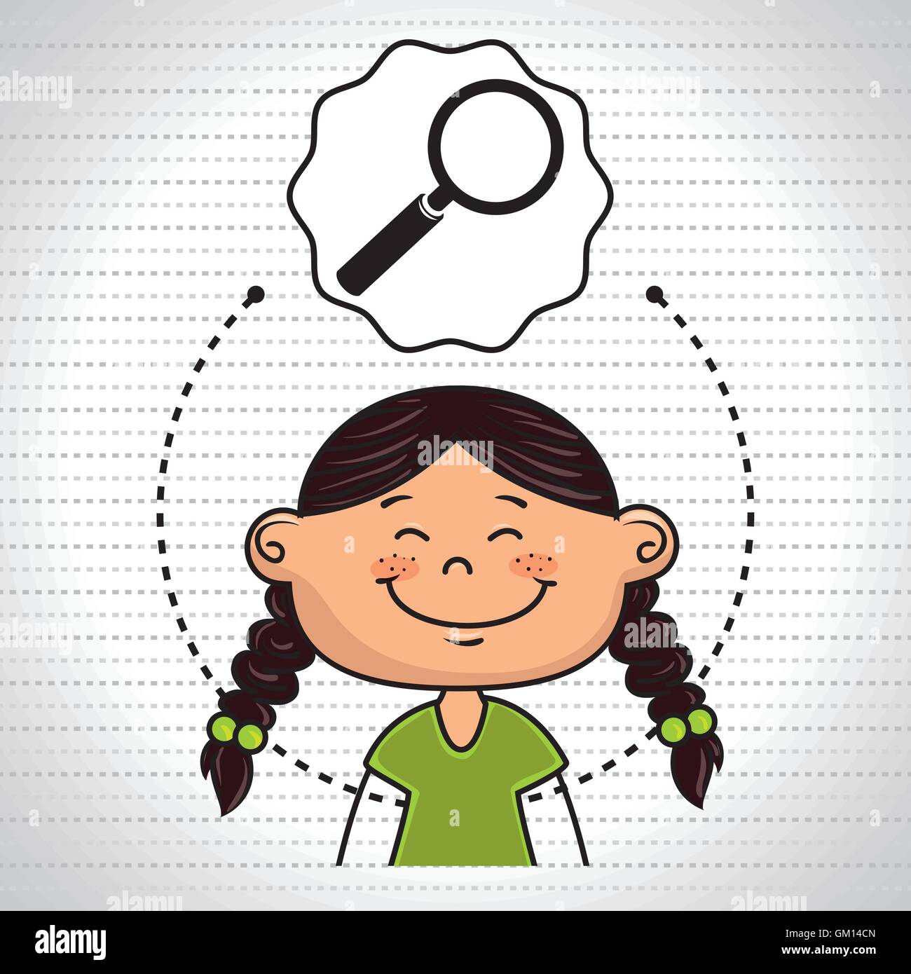girl cartoon cap icon Stock Vector Image & Art - Alamy