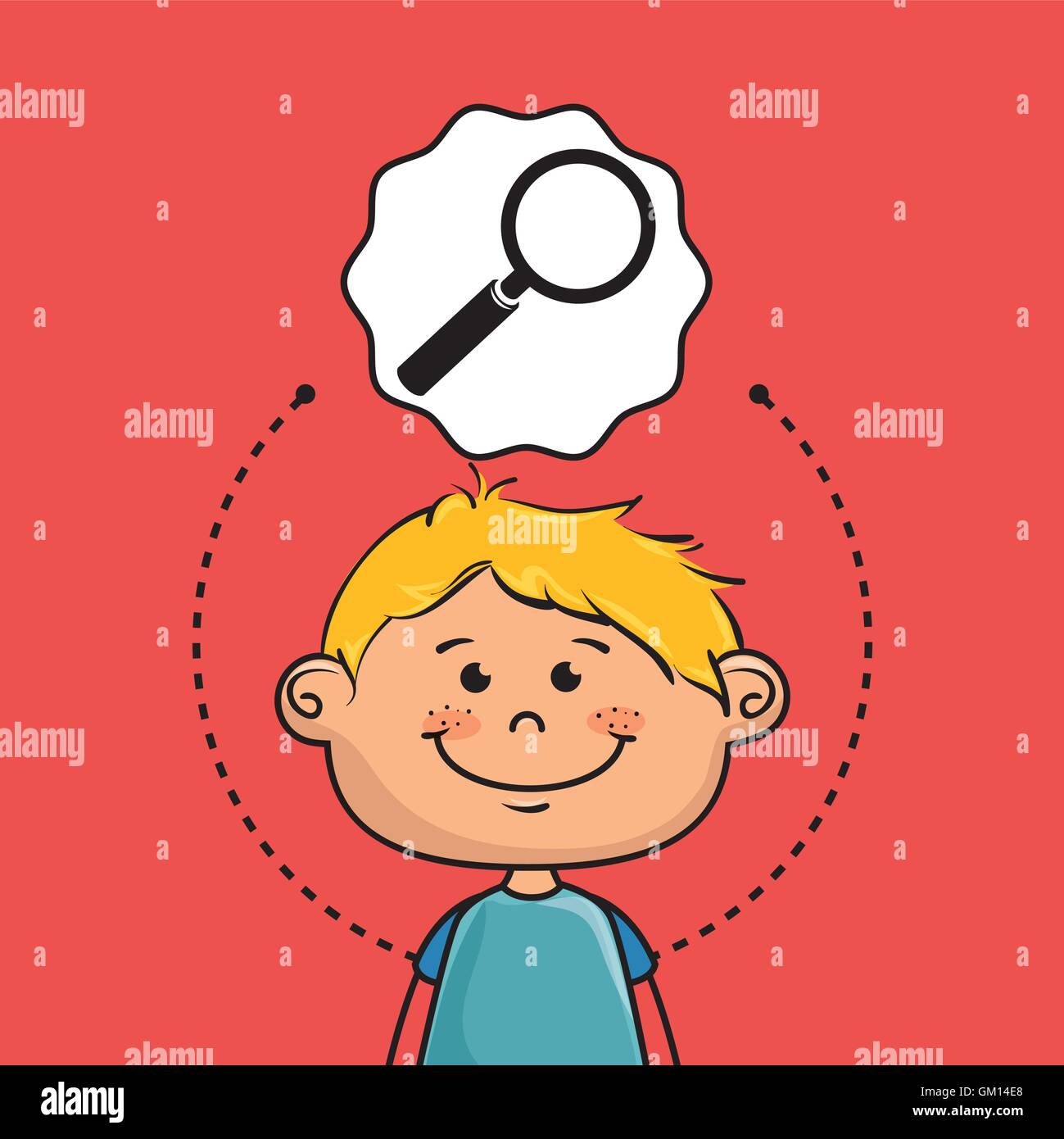 boy cartoon cap icon Stock Vector Image & Art - Alamy