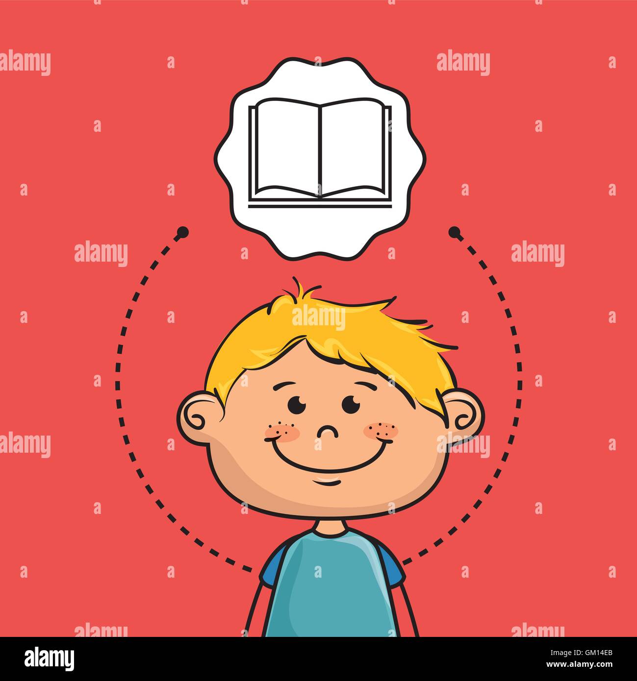 boy cartoon cap icon Stock Vector Image & Art - Alamy