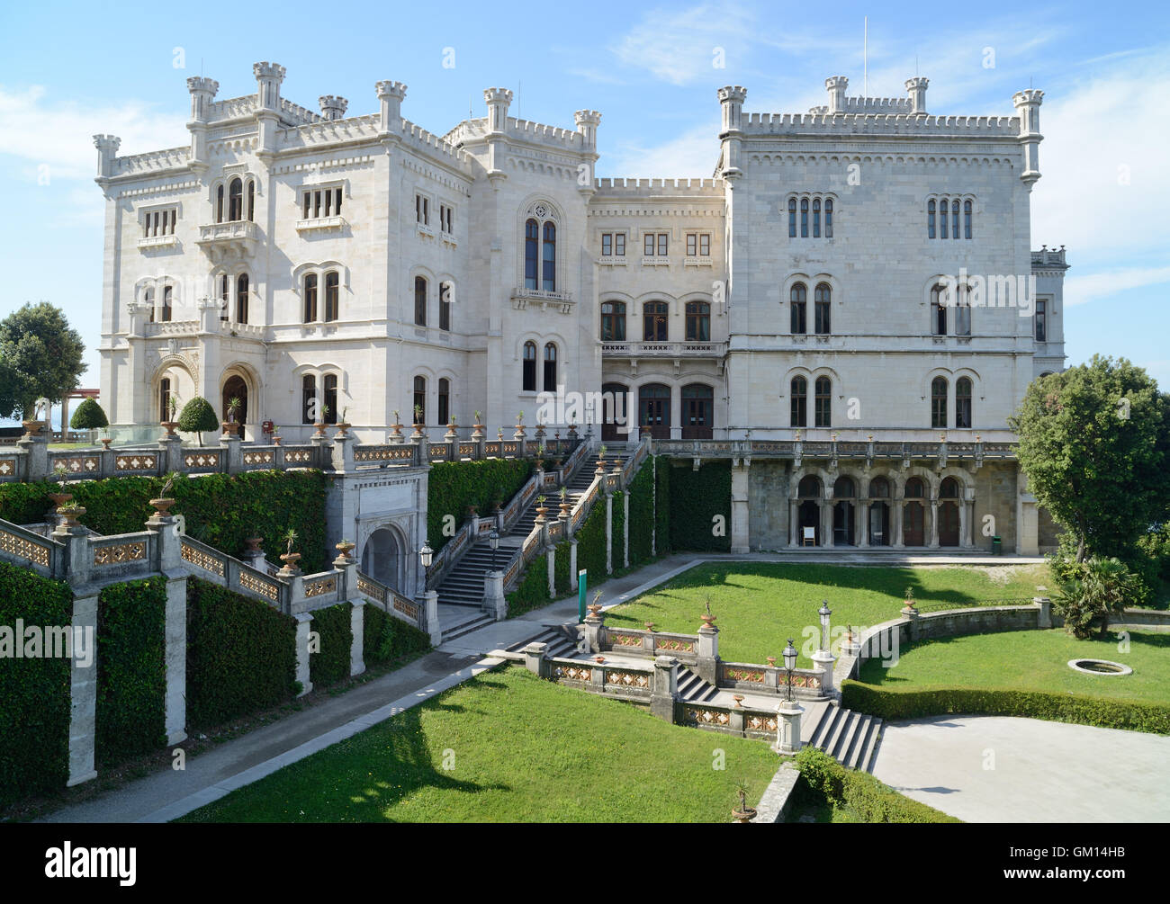 Miramare castle hi-res stock photography and images - Alamy