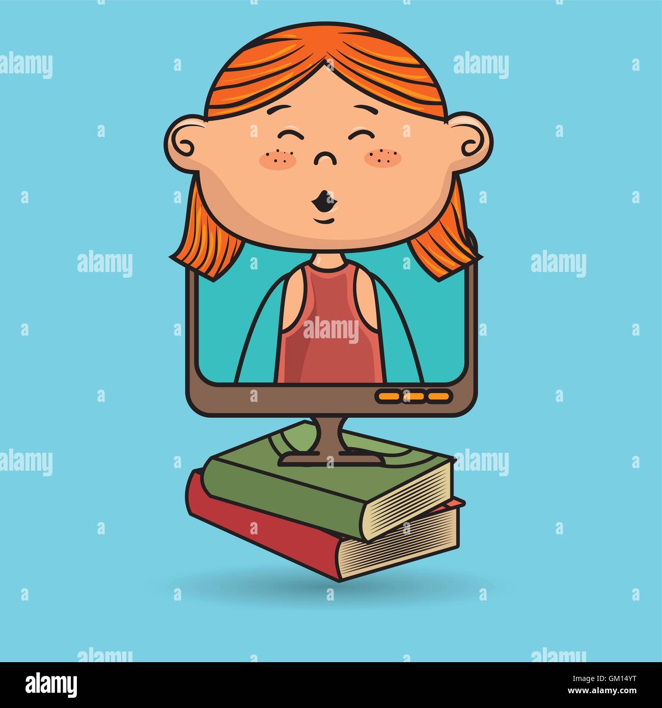 Little paper display screen Stock Vector Images - Alamy