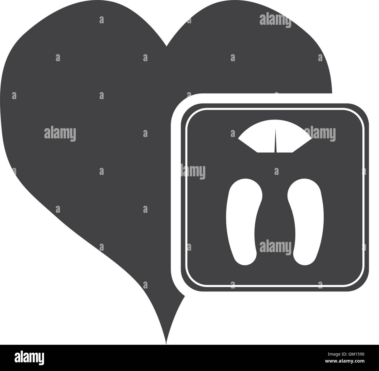 heart healthy lifestyle design Stock Vector Image & Art - Alamy