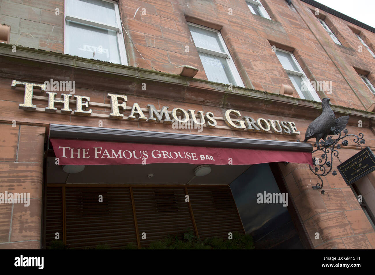 Famous Grouse Bar; Perth; Scotland; UK Stock Photo - Alamy