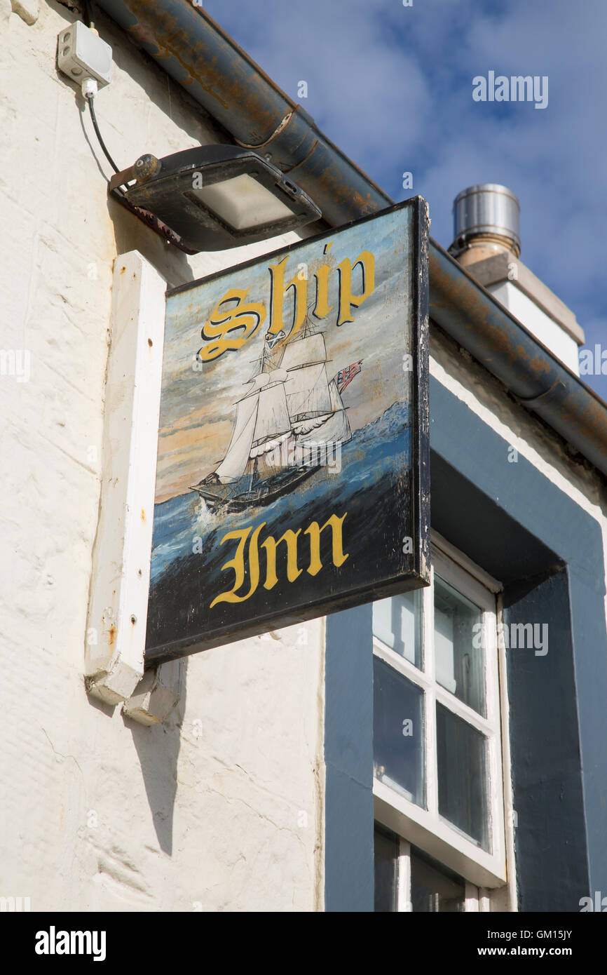 Ship Inn Sign, Elie, Fife, Scotland; UK Stock Photo - Alamy