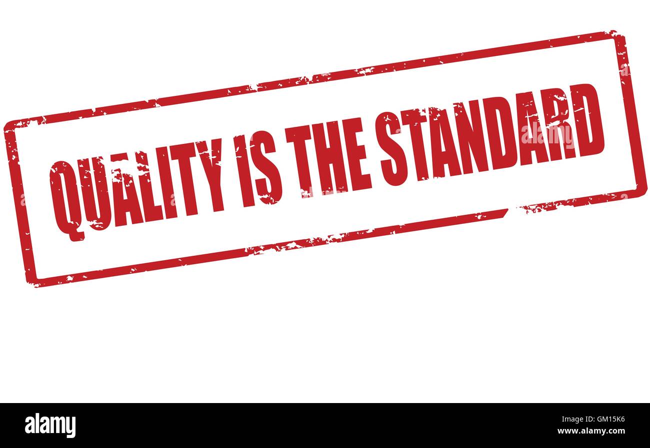 Quality standard mark hi-res stock photography and images - Alamy