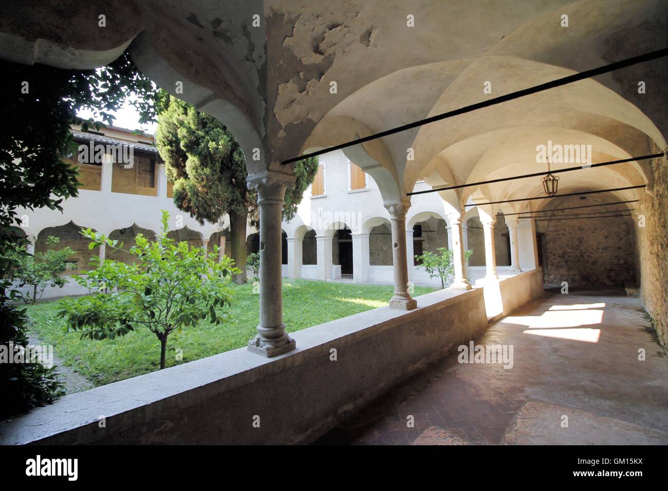 ancient monastery on Gargnano in north Italy Stock Photo - Alamy