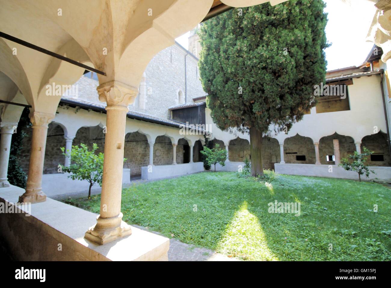 ancient monastery on Gargnano in north Italy Stock Photo - Alamy