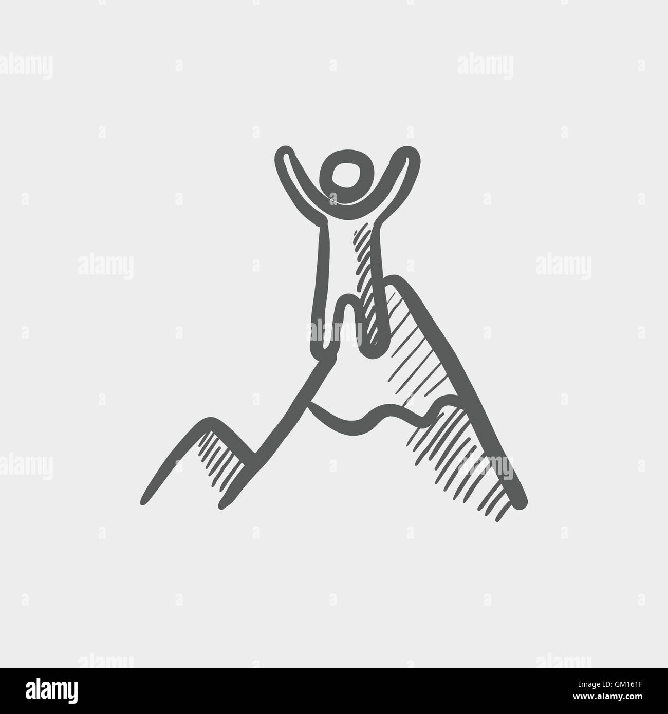 Mountain range in alps Stock Vector Images - Alamy