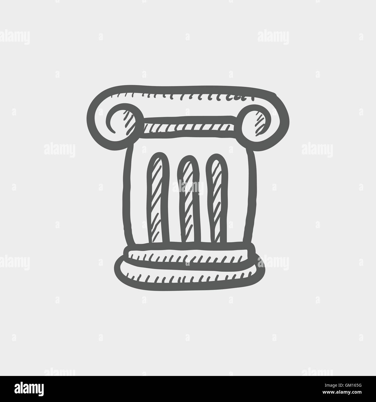 Ancient wall sketch icon Stock Vector Image & Art - Alamy