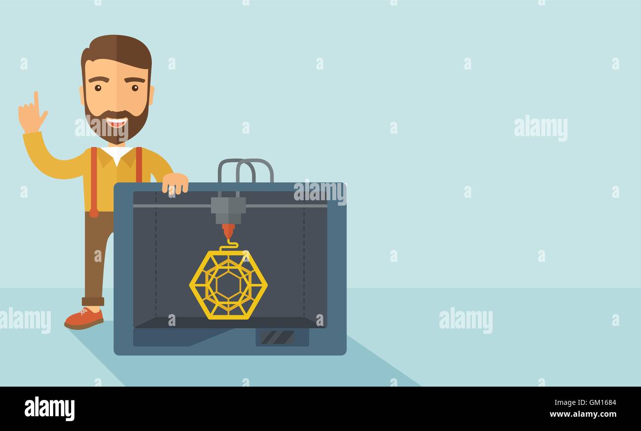 3d print cube flat hi-res stock photography and images - Alamy