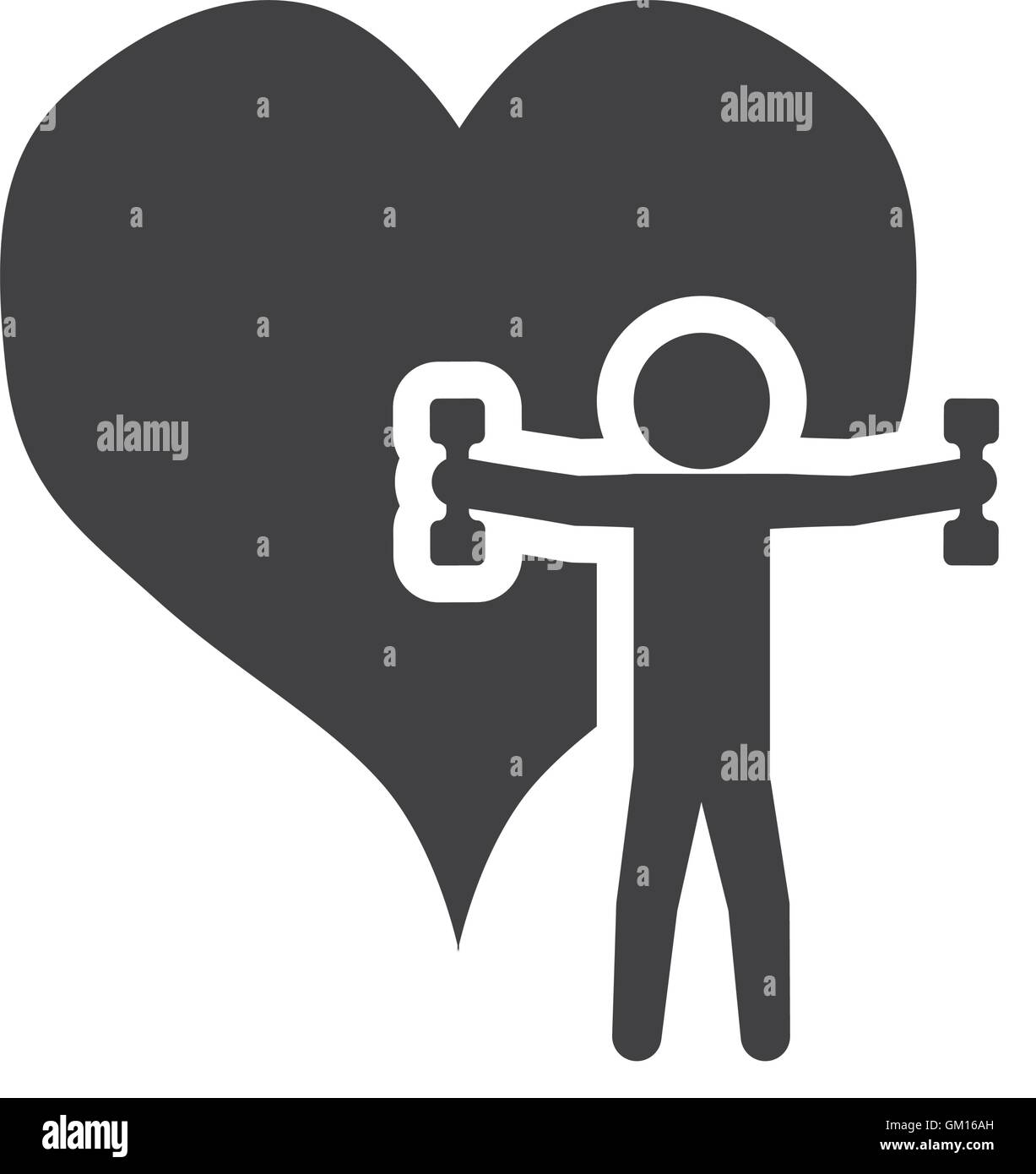 heart healthy lifestyle design Stock Vector Image & Art - Alamy