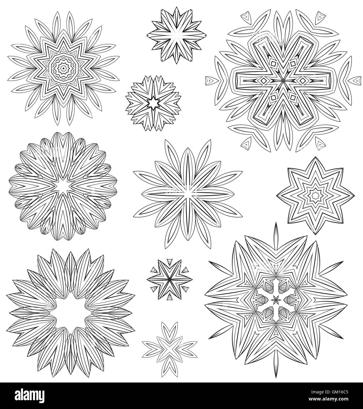 Floral Ornament Pattern Stock Vector Image & Art - Alamy