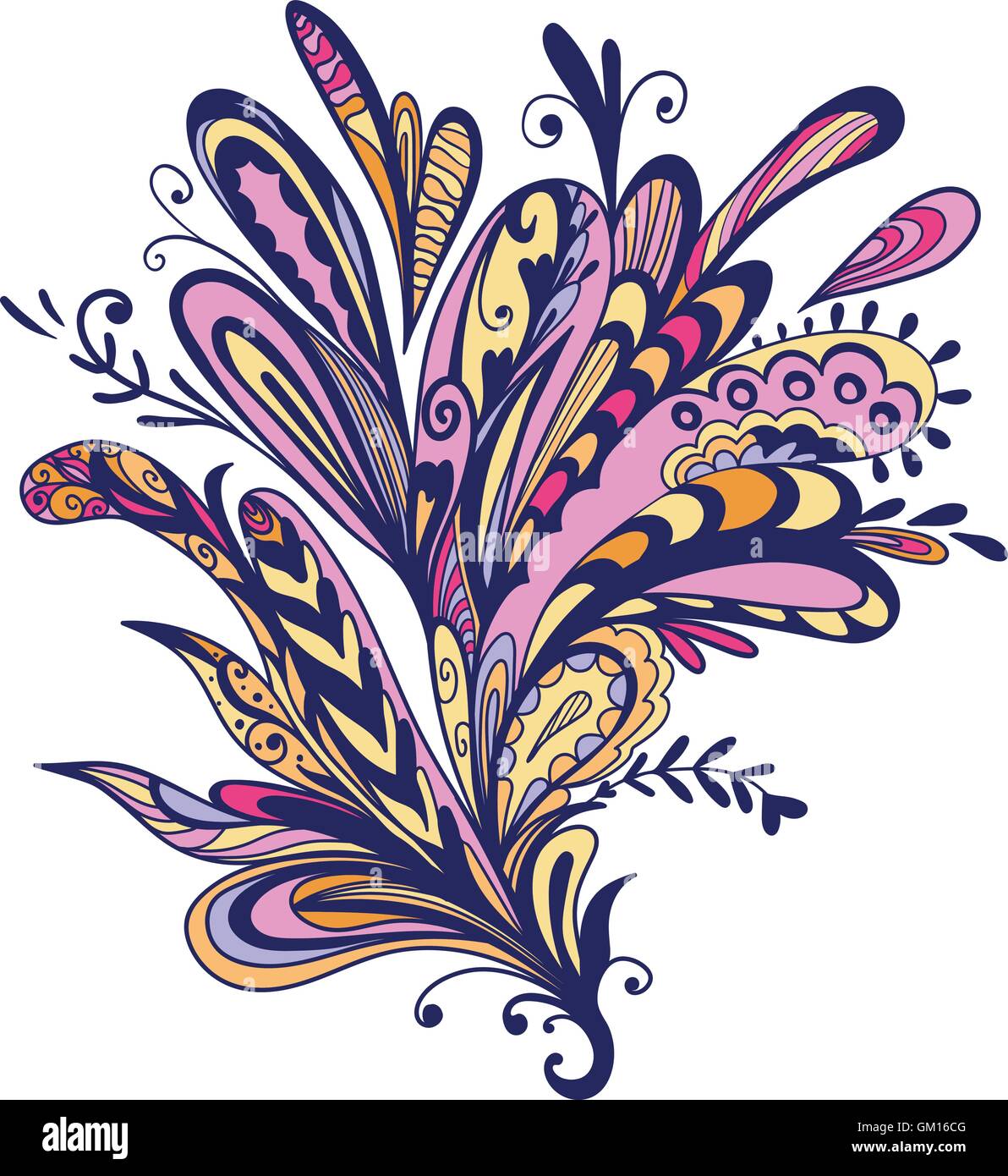 Abstract vector ornament Stock Vector Images - Alamy