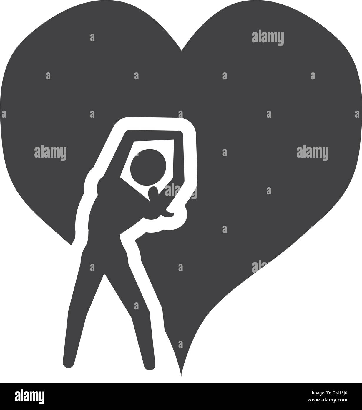 heart healthy lifestyle design Stock Vector Image & Art - Alamy