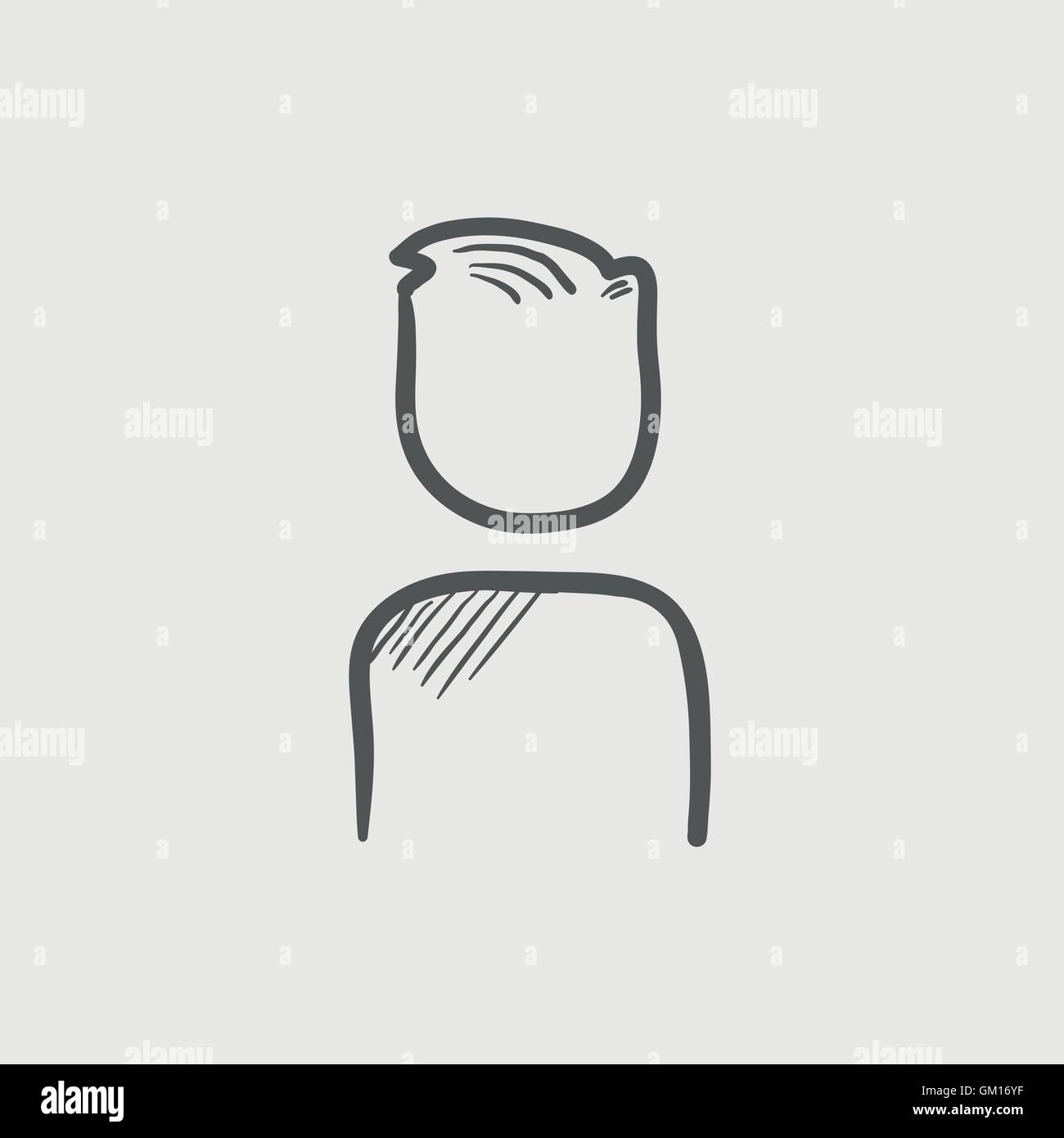 Man sketch icon Stock Vector Image & Art - Alamy