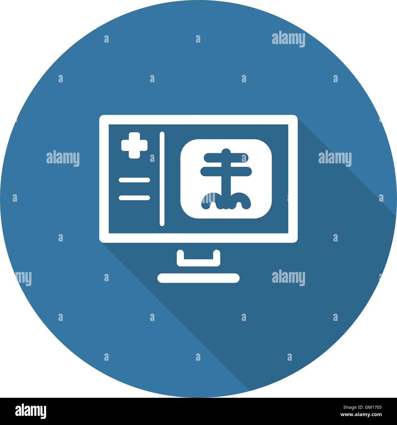 Radiology medical services icon Stock Vector Images - Alamy