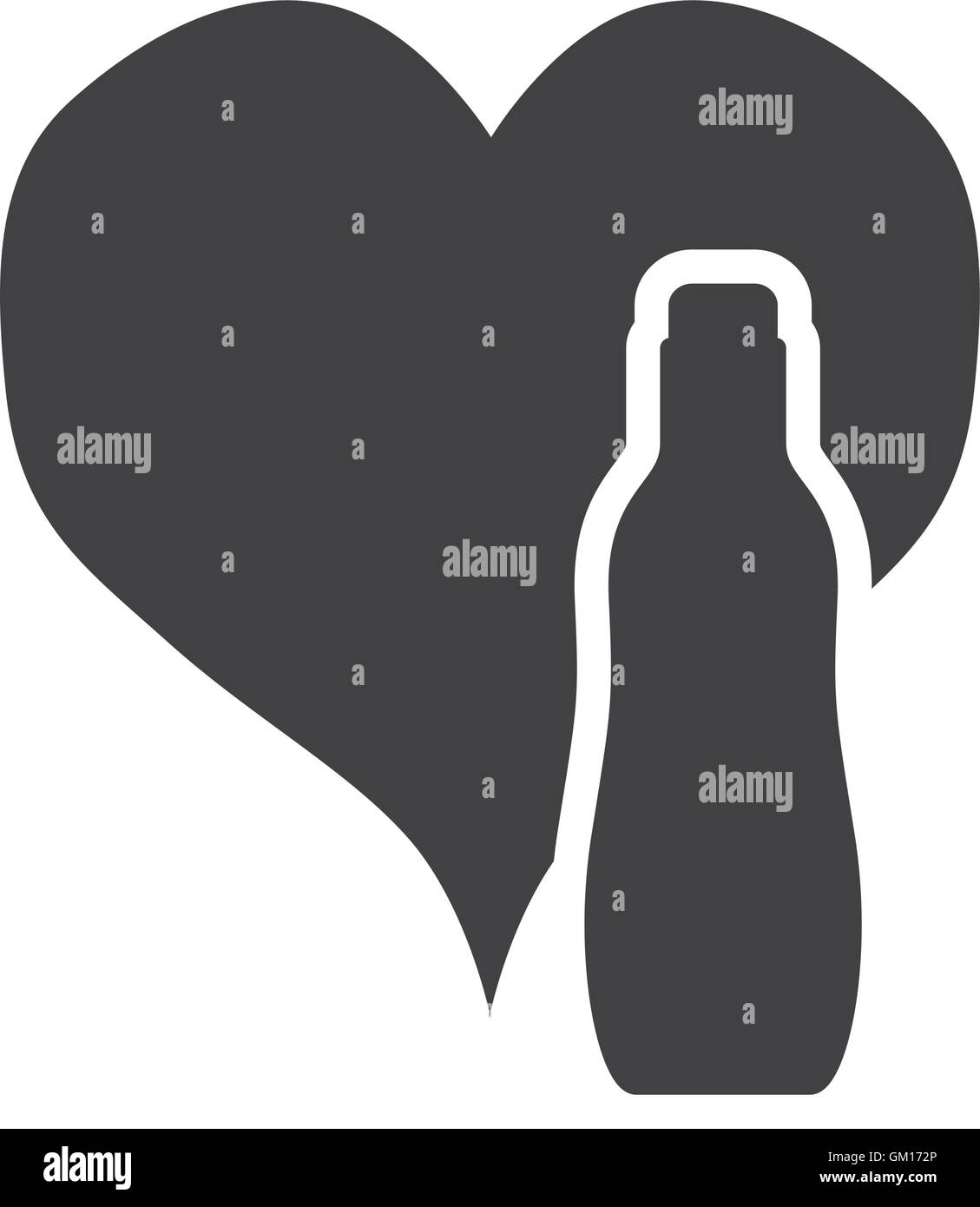 heart drink healthy food design Stock Vector Image & Art - Alamy