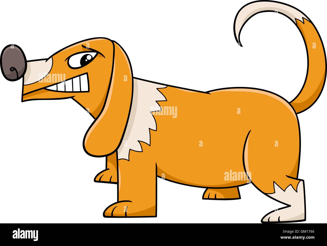 funny dog cartoon Stock Vector Image & Art - Alamy