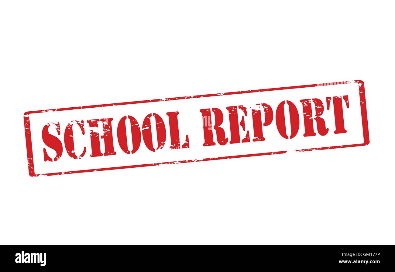 School report Stock Vector Images - Alamy