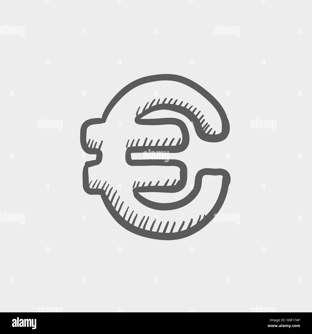 Euro symbol sketch icon Stock Vector Image & Art - Alamy