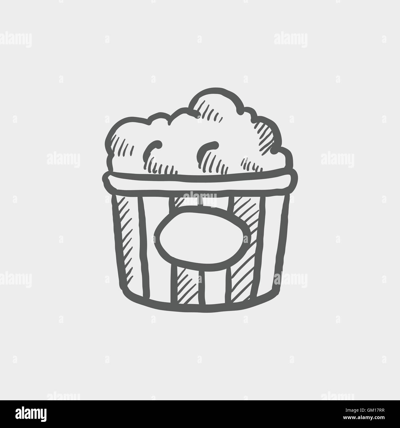 Popcorn sketch Stock Vector Images - Alamy