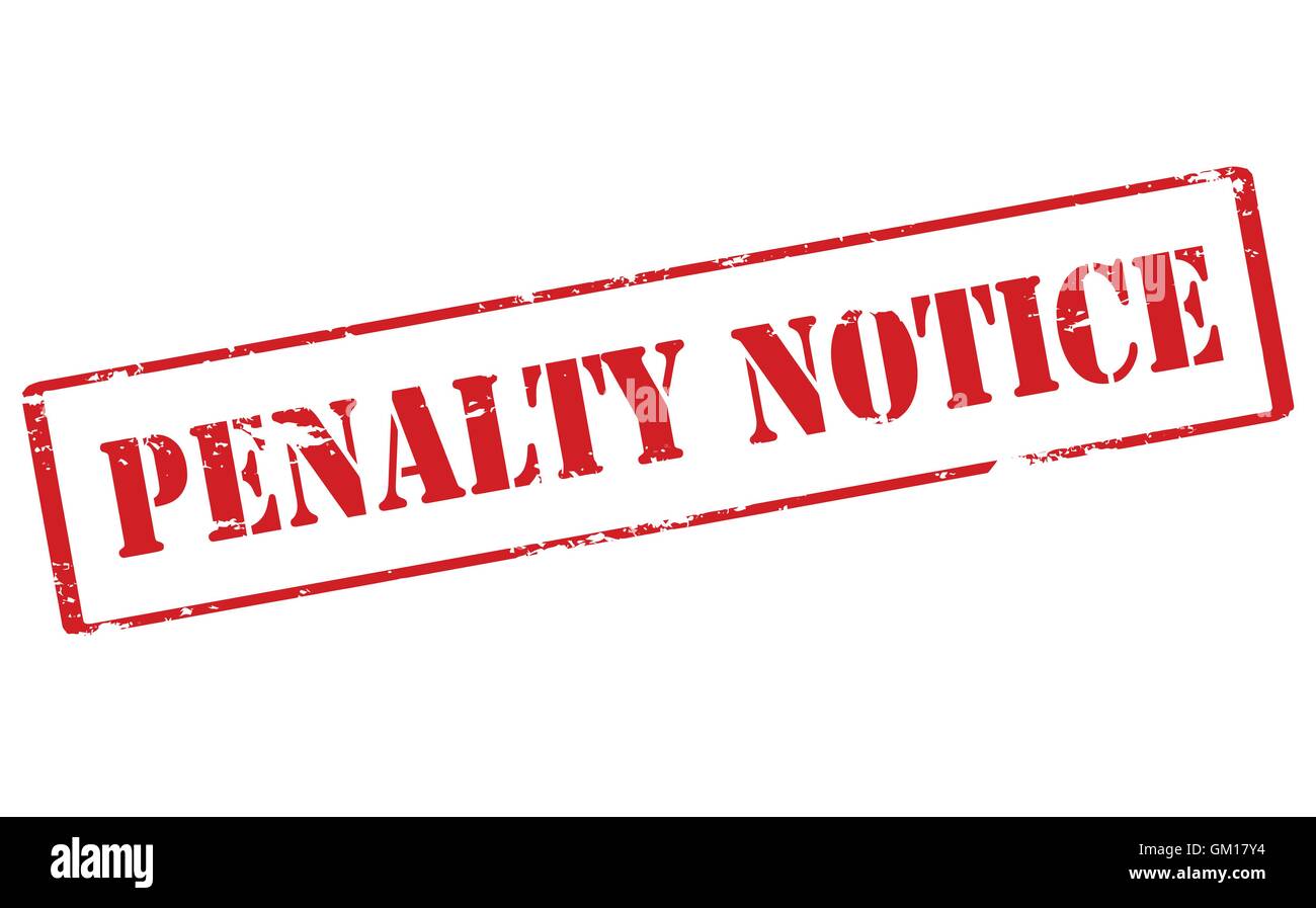 Penalty sign Stock Vector Images - Alamy