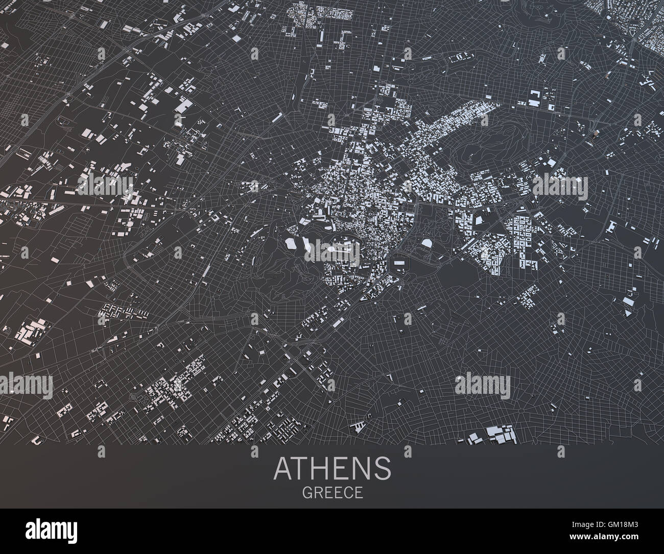 Aerial views athens hi-res stock photography and images - Alamy