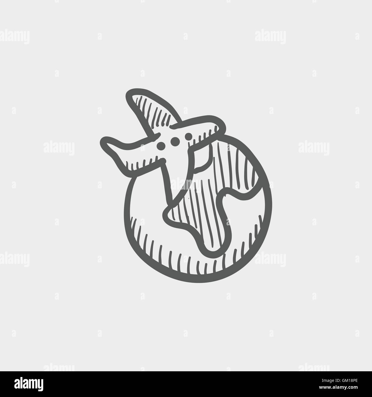 Sketch vacation icons Black and White Stock Photos & Images - Alamy