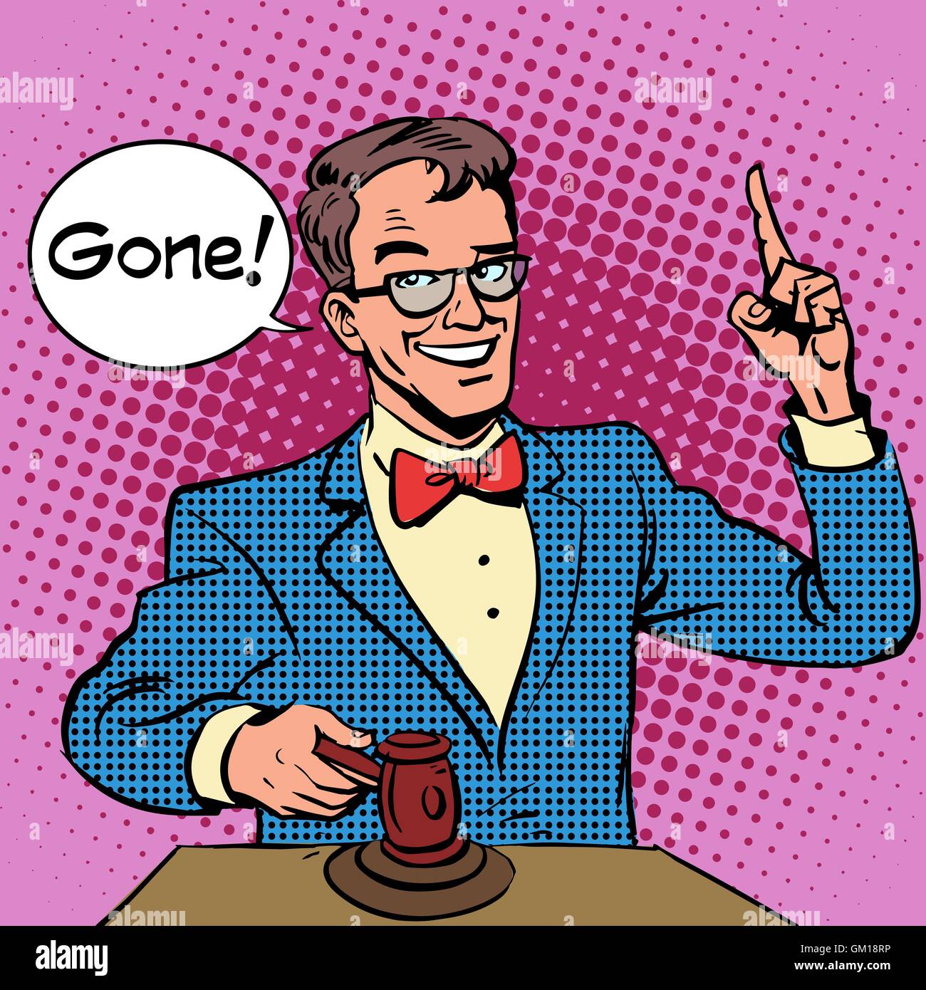 Auction auctioneer sells Stock Vector Image & Art - Alamy